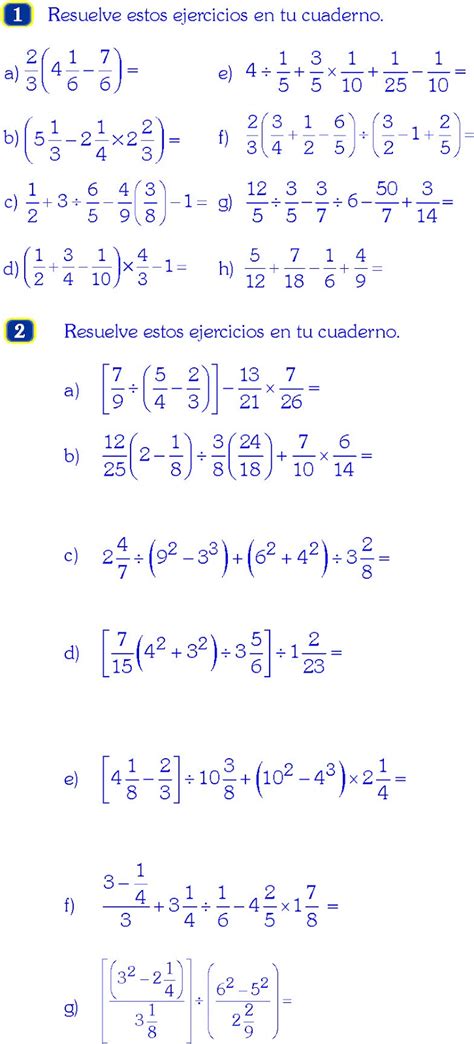OPERACIONES COMBINADAS CON FRACCIONARIOS O RACIONALES EJEMPLOS Y