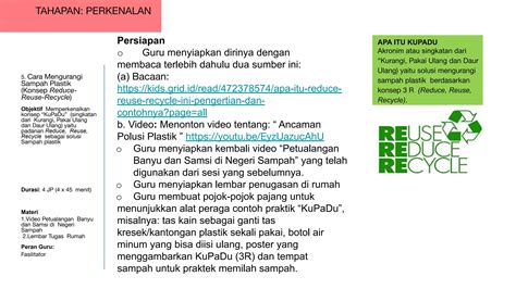 Modul Projek Gaya Hidup Berkelanjutan Cerdik Kelola Sampah Plastik