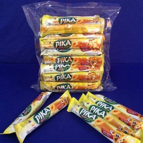 Bika 10gm X 40pcs Pika Pizza Corn Snack Keropok Snek Jagung Pizza Ready