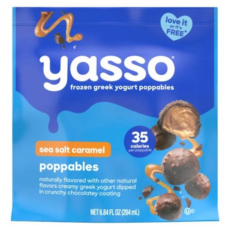 Yasso Sea Salt Caramel Frozen Greek Yogurt Poppables 684 Fl Oz Qfc