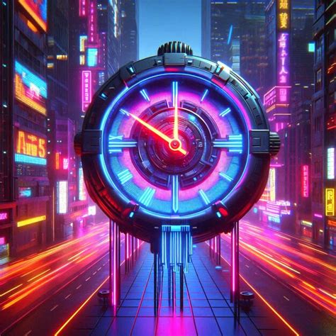 The Abstract Timeline Of An Infinite Time Loop Premium Ai Generated Image
