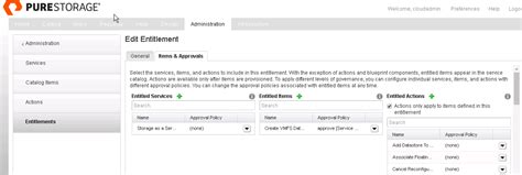 missing actions for specific vrealize automation custom resources