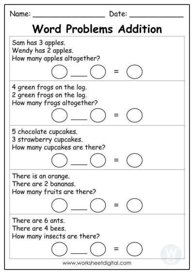 Fraction Word Problems Grade 2 Worksheet Digital 1 Teacher Made