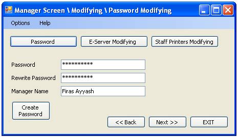 Password Modifying Screen Download Scientific Diagram