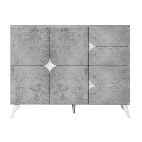Okwish Sideboard Kommode Anrichte 1 St Vier Schubladen Und Vier