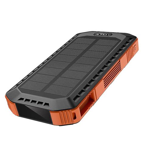 Panneau Solaire Power Bank 20000 Mah Chargeur Batterie Solaire Pack