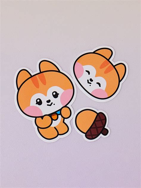 Minive Minini 스티커 아이브 굿즈 Line Friends Square