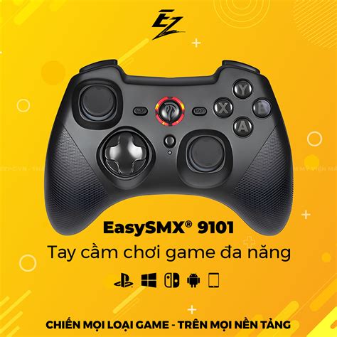 Tay Cầm EasySMX 9101 Wireless Game Controller Black