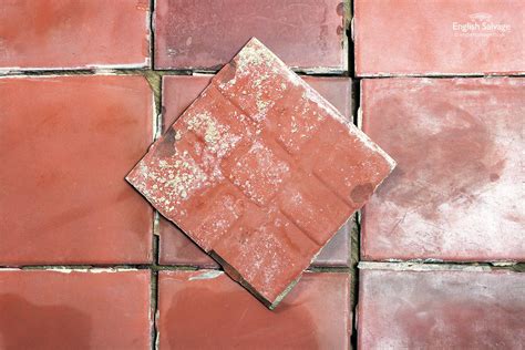 H R Johnson Ltd Red Square Floor Tiles