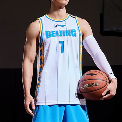 李宁CBA球衣篮球服郭艾伦徐杰张镇麟赵睿易建联比赛服上衣背心 虎窝淘