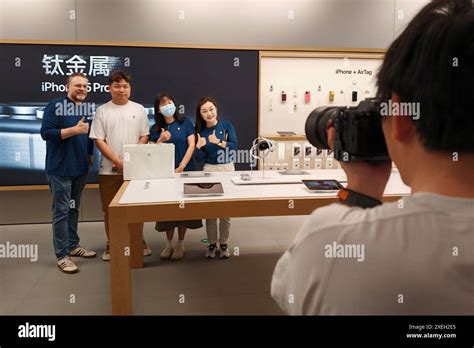 Shanghai China June 28 2024 The First Customer To Buy Apple Vison