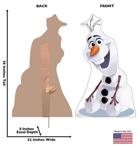 Advanced Graphics 1776 Olaf Santa Hat Disneys Frozen Cardboard