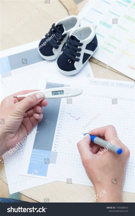 Woman Creating Temperature Chart Identify Day Stock Photo Shutterstock