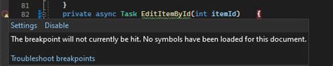 Unable To Use Breakpoints In Blazor Webasm Component Pages With Vs