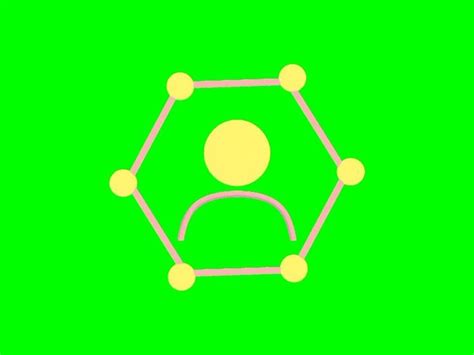 Green Screen Animation Person In A Hexagon With Dots Cartoon Flat Color Pink 50733460 Stock