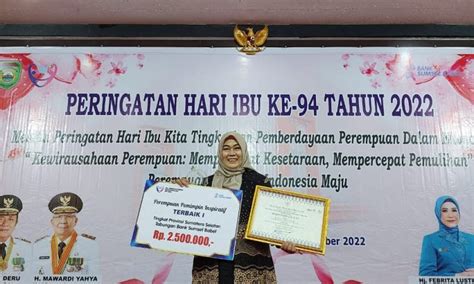 Kades Karang Dapo OKU Menjadi Pemimpin Perempuan Inspiratif Terbaik I