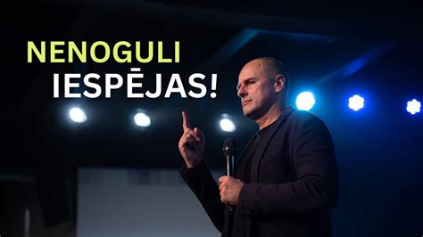Nenoguli IespĒjas Mārcis Jencītis 23032025 Youtube