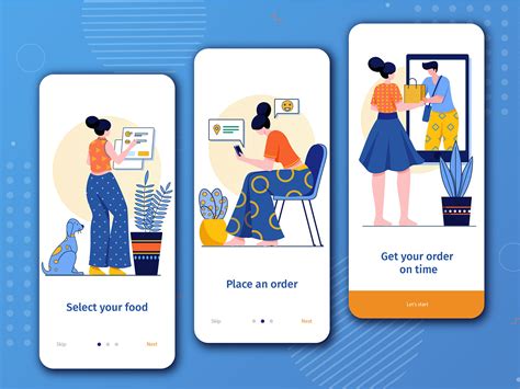 Onboarding Illustrations Behance