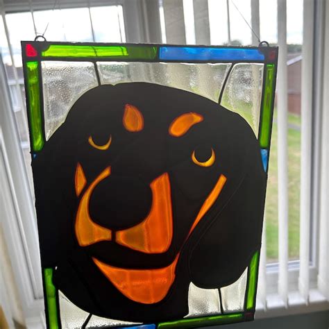 Cup Of Coffee Stained Glass Panel For Wall Window Or Suncatcher