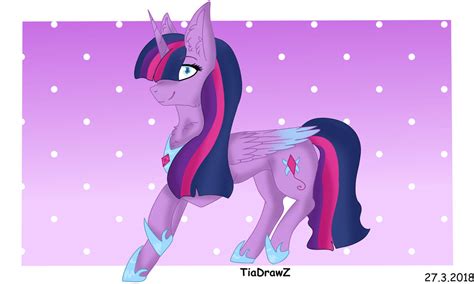 G Twilight Sparkle Au Mlp By Tiadrawz On Deviantart