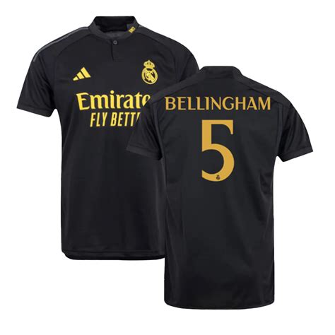 BELLINGHAM 5 Real Madrid Third Away Soccer Jersey 2023 24