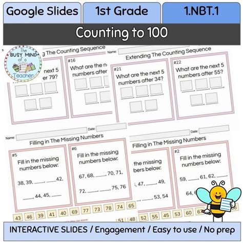 Interactive Google Slides Counting To NBT