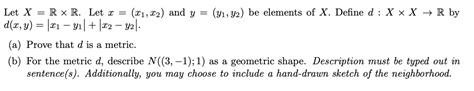 solved let x r×r let x x1 x2 and y y1 y2 be elements of