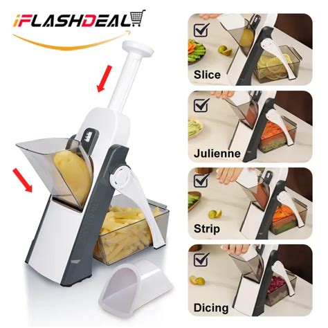 Iflashdeal เครื่องตัดเครื่องตัดผัก Chopper Dicer Peeler Slicer