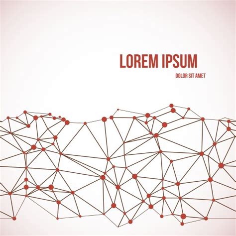 Abstract Red Triangle With Dots Royalty Free Vector Image