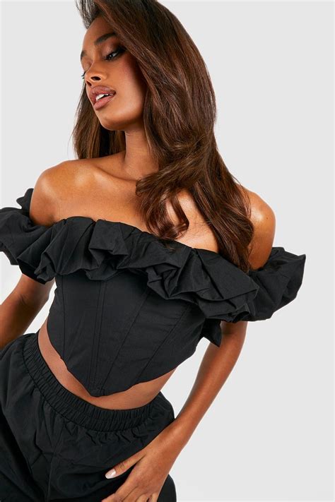 Corset Tops Womens Bustier And Corset Style Tops Boohoo Australia