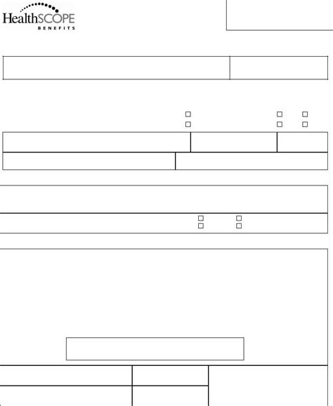 Healthscope Medical Claim Form ≡ Fill Out Printable Pdf Forms Online