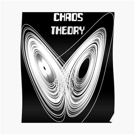 Chaos Theory Lorenz Equation Butterfly Effect Math Physics Design