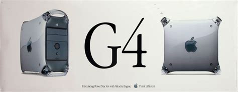 Apple Computer Poster G4 Introducing Power Mac G4 With Velocity Engine