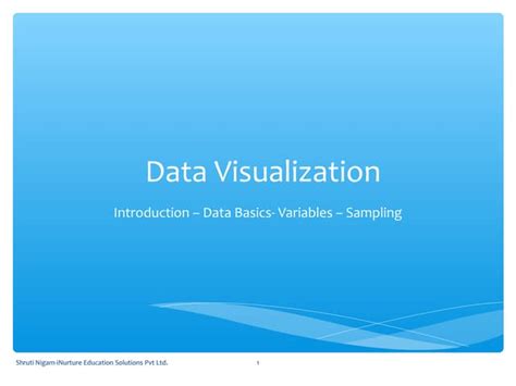 Data Visualization Intro Ppt