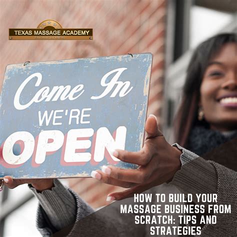 How To Build Your Massage Business From Scratch Tips And Strategies