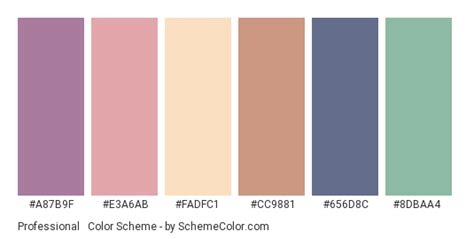 Professional And Classic Color Scheme Blue