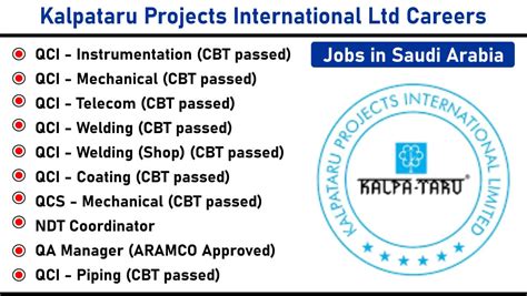 Kalpataru Projects International Ltd Careers Recruitment For Multiple
