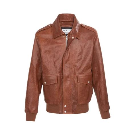 罗意威 Loewe Aviator Jacket太妃糖色 H1178210FG 小迈步海淘品牌官网