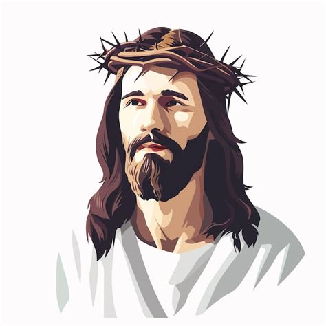 Jesus Christ Infographic Vector Illustration Premium Ai Generated Vector