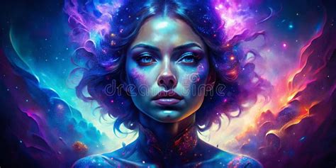 Unveiling The Intricacies Of Unsupervised Learning An Abstract Portrait Of A Woman Stock