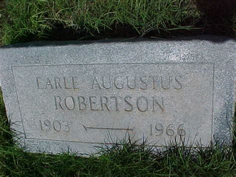 Earle Augustus Robertson 1903 1966 Memorial Find A Grave