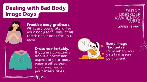 dealing with bad body images days eating disorder awareness week