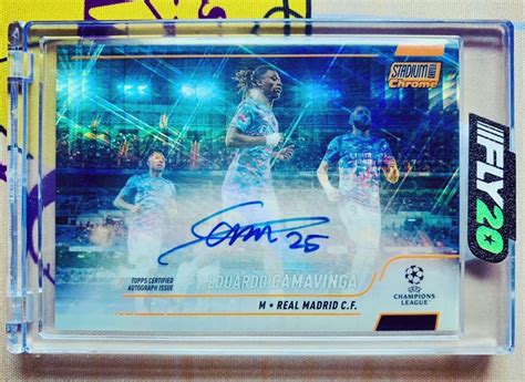 【闰土】topps 2022 Cheome Stadium欧冠竞技场 爱德华多卡马温加 卡马文加eduardo Camavinga 皇马23