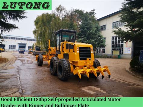 Good Efficient 180hp Self Propelled Articulated Motor Grader With