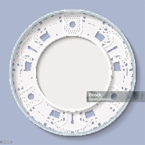 3d 라운드 프레임 장식장식이 있는 비네팅 공예 제품에 대한 스톡 벡터 아트 및 기타 이미지 공예 제품 기념품 동쪽 Istock