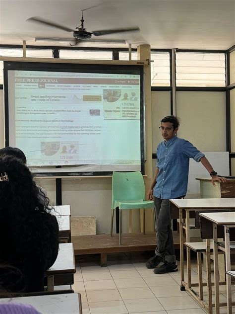 Guest Lecture Delivered By Hrishikesh Damodar A Sports Journalist At Free Chikitsak Samuhas