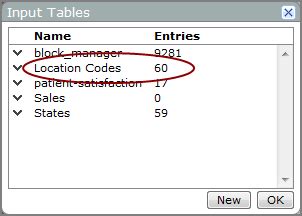 Preloading An Input Table