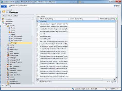 Messages Microsoft Dynamics Crm 2011 Unleashed Book