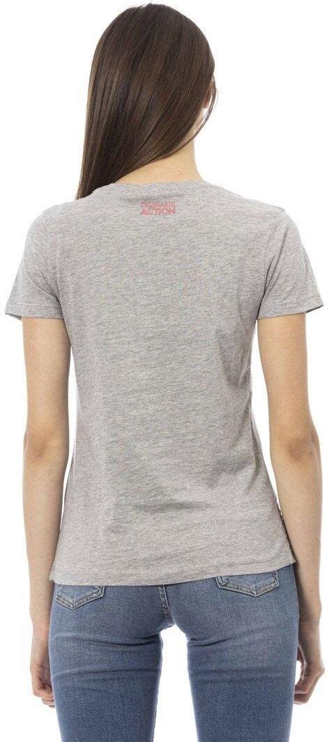 Koszulka T-shirt marki Trussardi Action model 2BT09 kolor Szary. Odzież ...