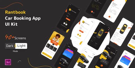 Rantbook Car Booking App Ui Kit By ViserLab ThemeForest